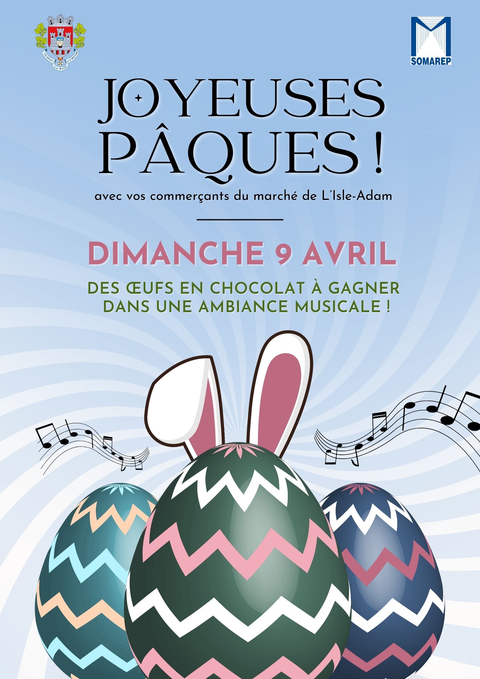 Animation sur le marché : Pâques | L'Isle-Adam