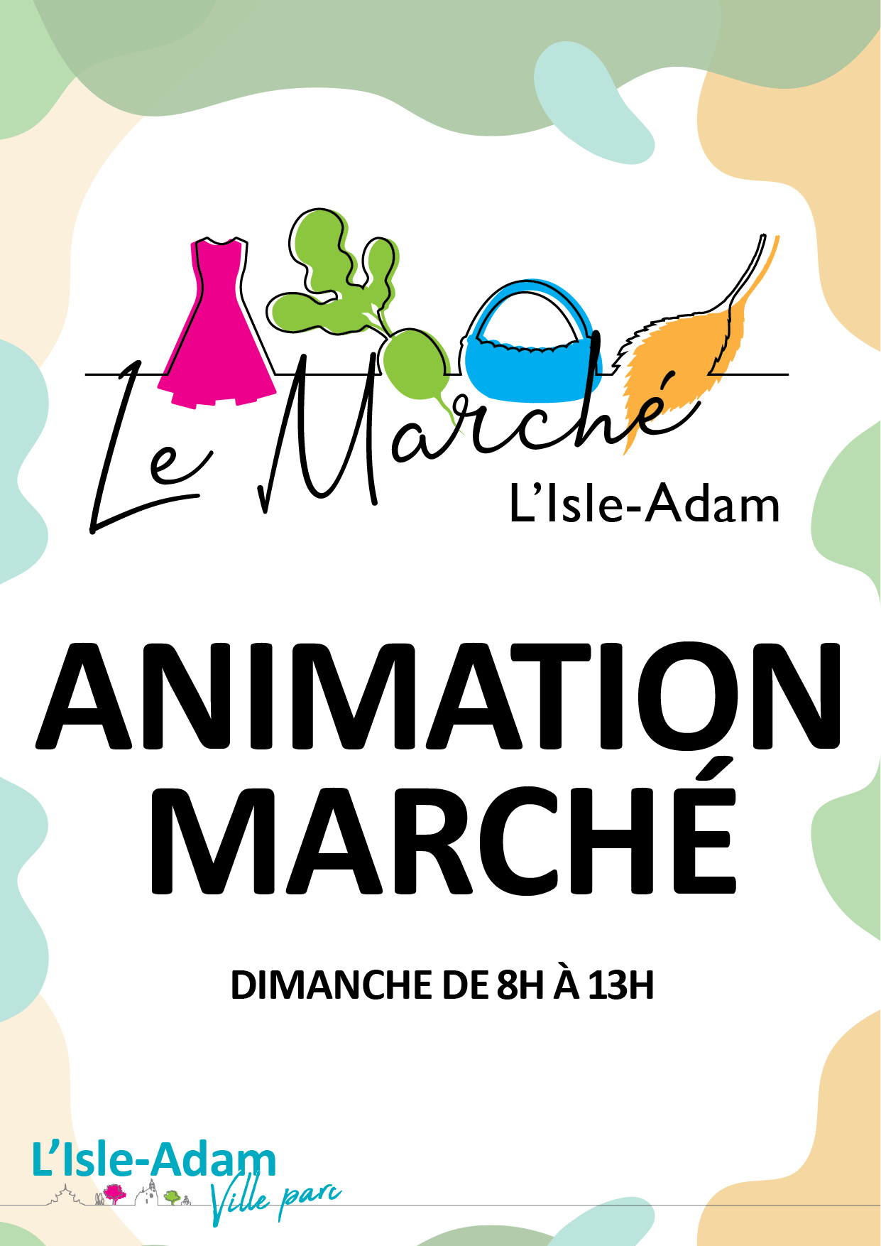 Animation sur le marché : rentrée | L'Isle-Adam